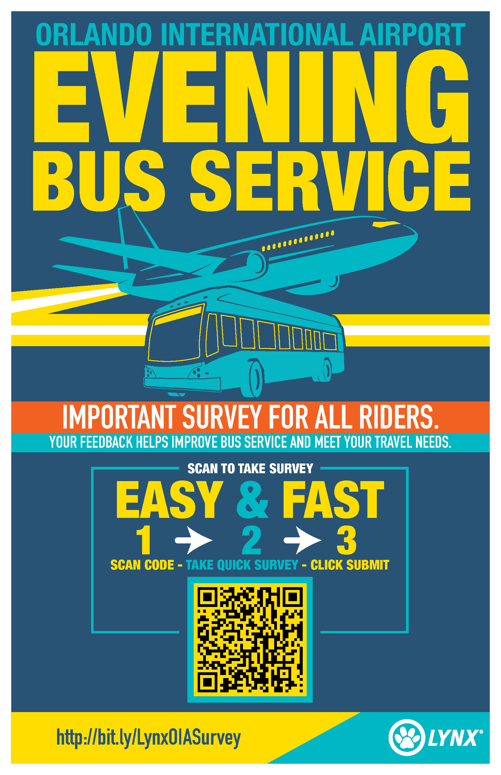 Orlando International Airport Evening Bus Service Survey | Public Transport