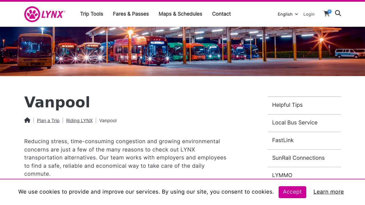 Vanpool | Public Transportation in Orange, Seminole & Osceola